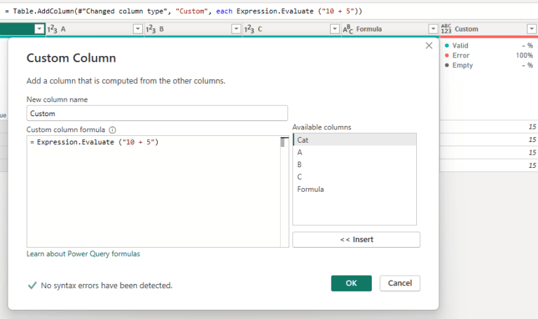 Cálculos dinâmicos no Power Query – PBI Portugal